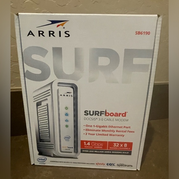 Arris | Networking | Arris Surfboard Sb69 Docsis 30 Cable Modem White | Poshmark